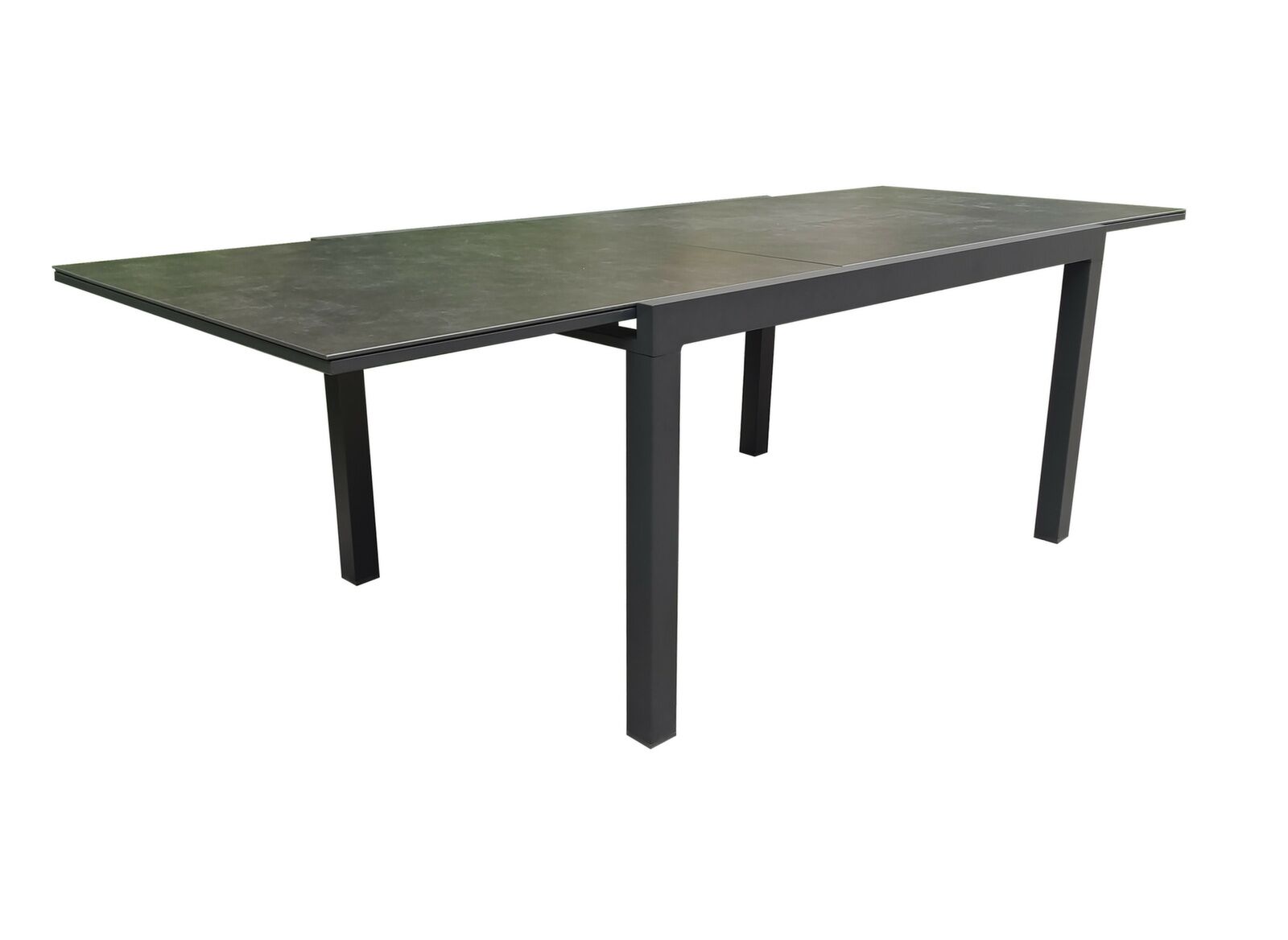 Table Olivia 90/180 cm, plateau céramique - Table de jardin extensible ...